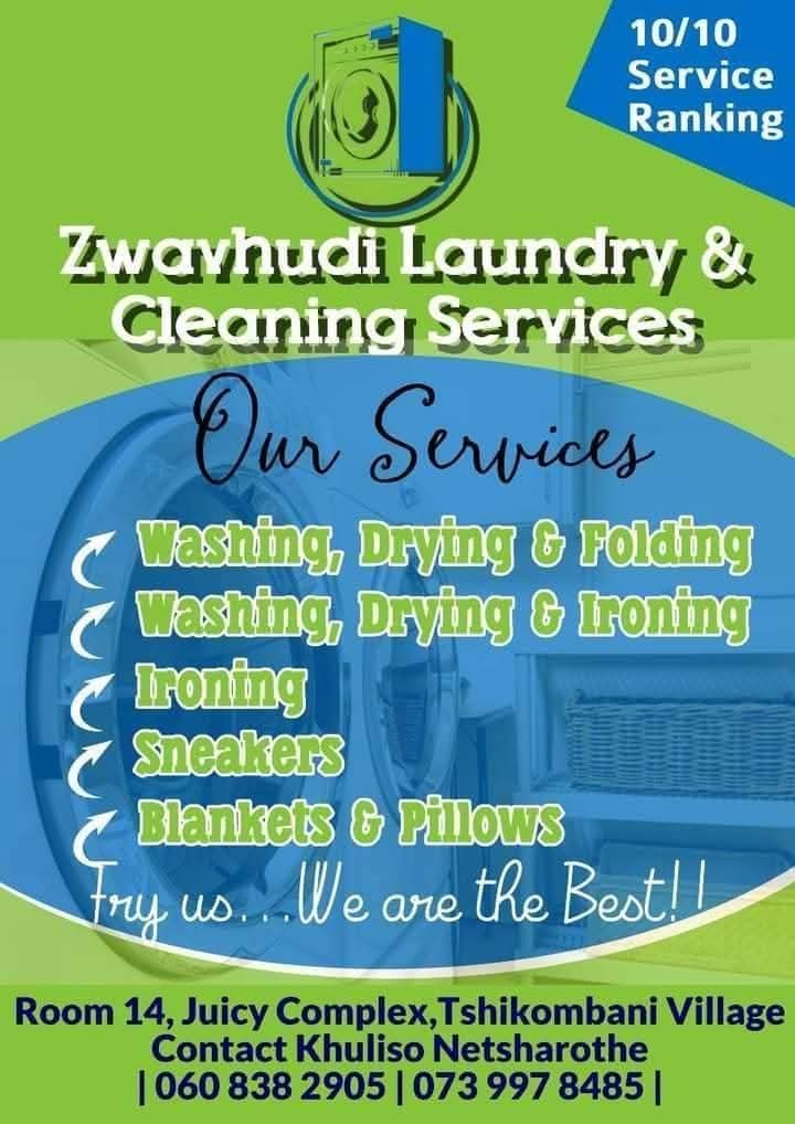 Zwavhudi laundry and cleaning services - Boboza